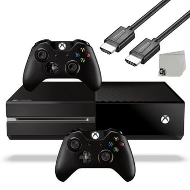 Restored Microsoft Xbox One X 1TB Gaming Console Black with HDMI Cable ...