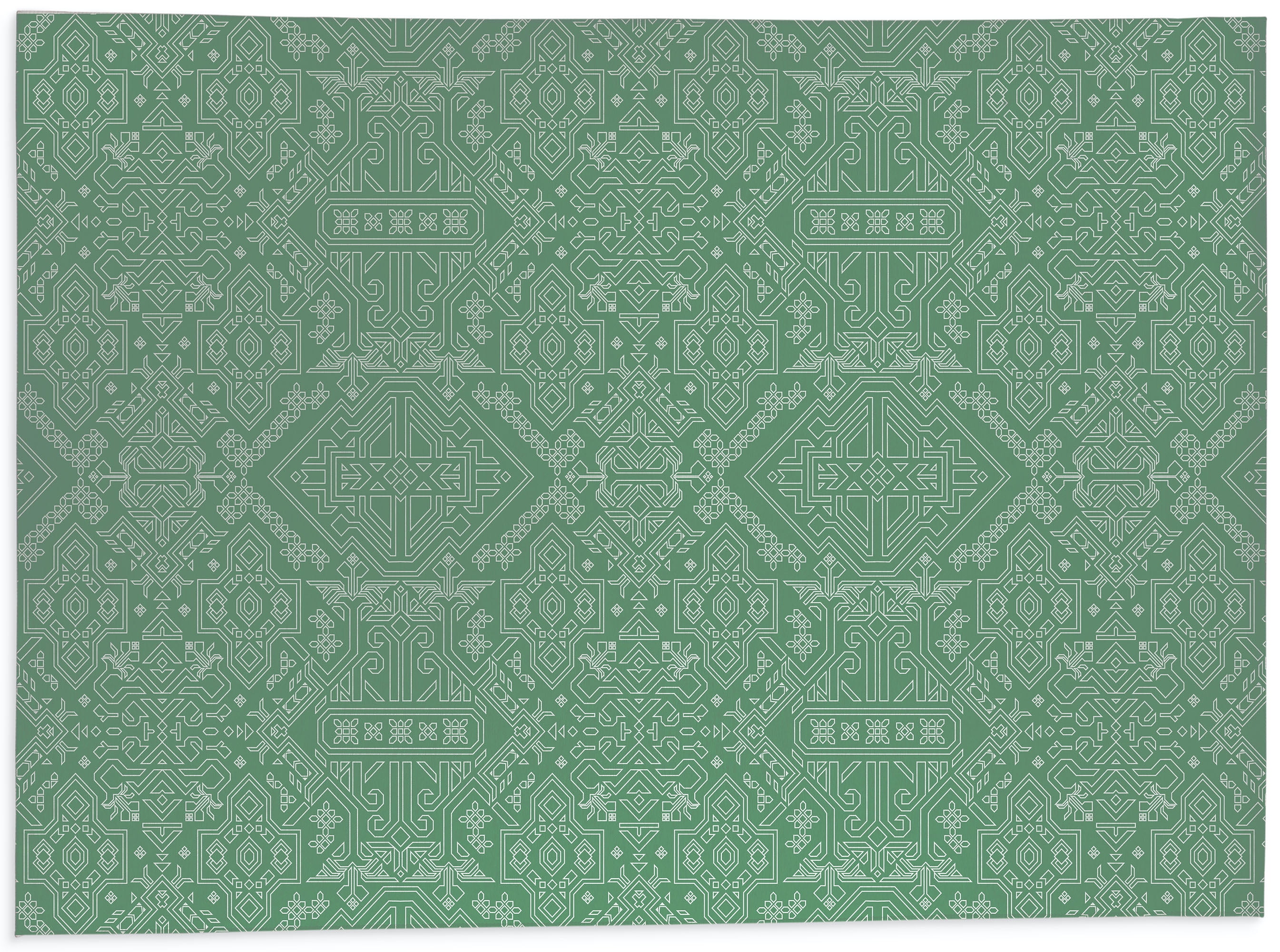 Mamluk Green Office Mat by Kavka Designs - Walmart.com