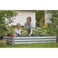 "CASTLECREEK Large Metal Galvanized Steel Raised Garden Bed Planter Box ...
