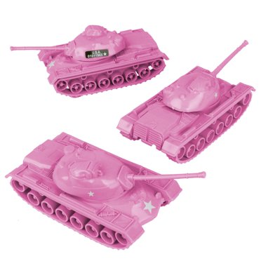 TimMee Toy Tanks for Plastic Army Men - OD Green WW2 3pc - Made in USA ...