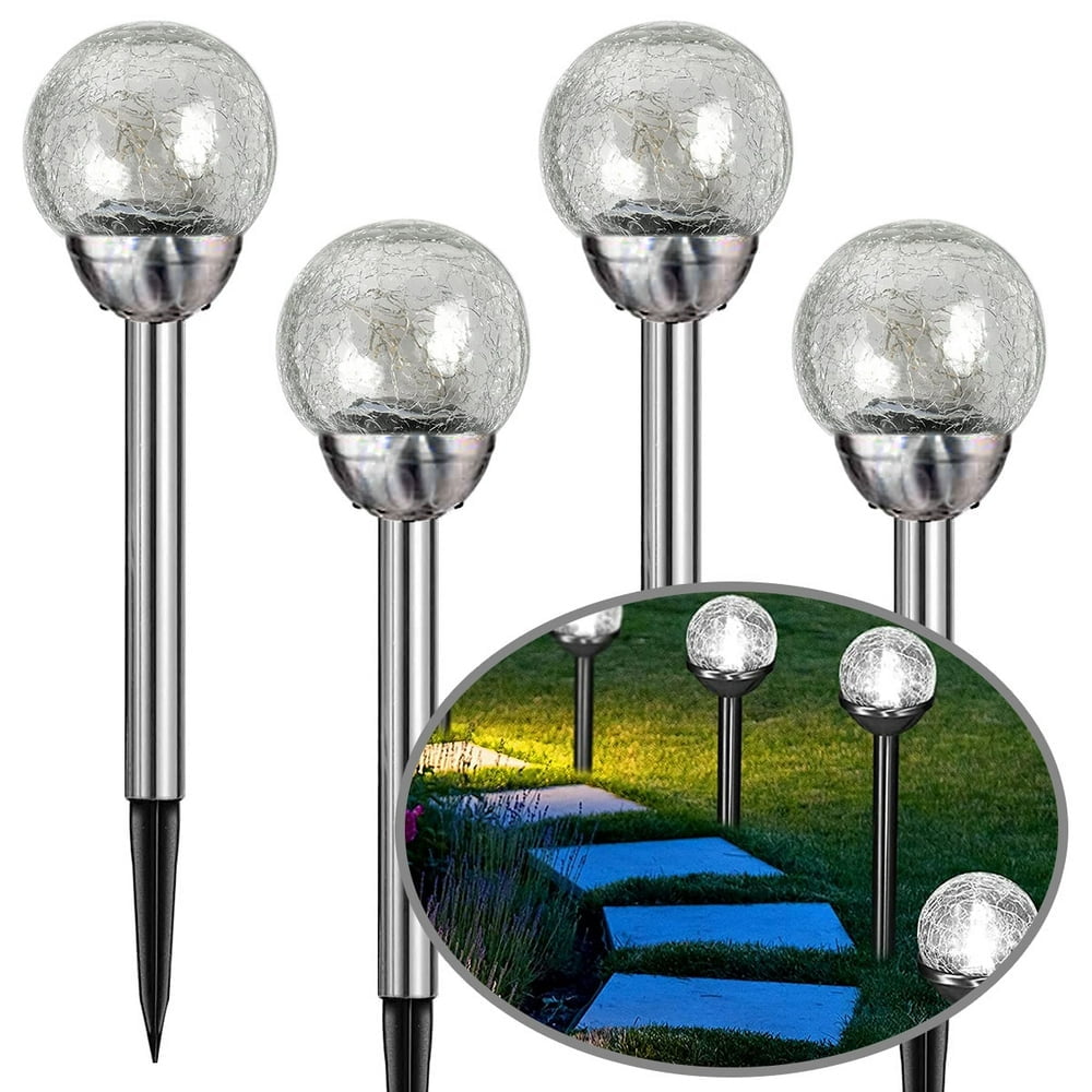 Click here for Chuank Garden Solar Lights Cracked Glass Ball Wate... prices