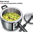 Hawkins 4.5 Litre Triply Stainless Steel Pressure Cooker, Inner Lid ...