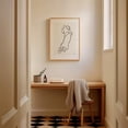Affixzi Dachshund Watercolor Print: Minimalist Dog Line Art Wall Decor ...