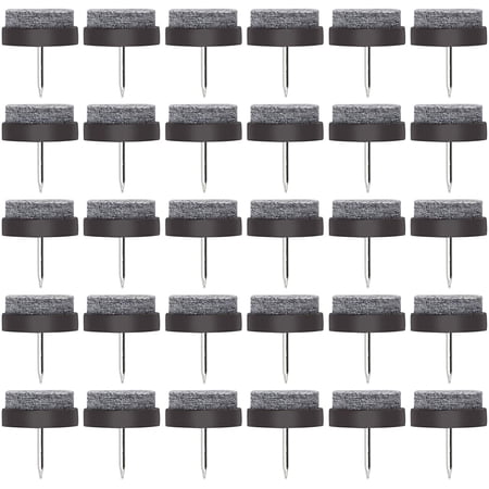 QUETO 50 Pcs Patin de Chaise en Feutre 22 mm Tampon Chaise avec Boîte ...