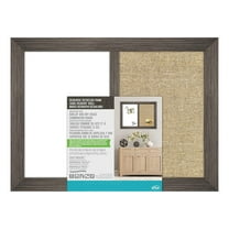 The Board Dudes 17 x 23 Inch Combo Dry Erase and Burlap Board with ...
