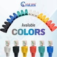 Cat6 RJ45 Connector Boot Strain Relief Modular Network Cable Ethernet ...