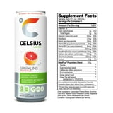 CELSIUS Stevia-Sweetened, Grapefruit-Flavored, Carbonated Fitness Drink ...