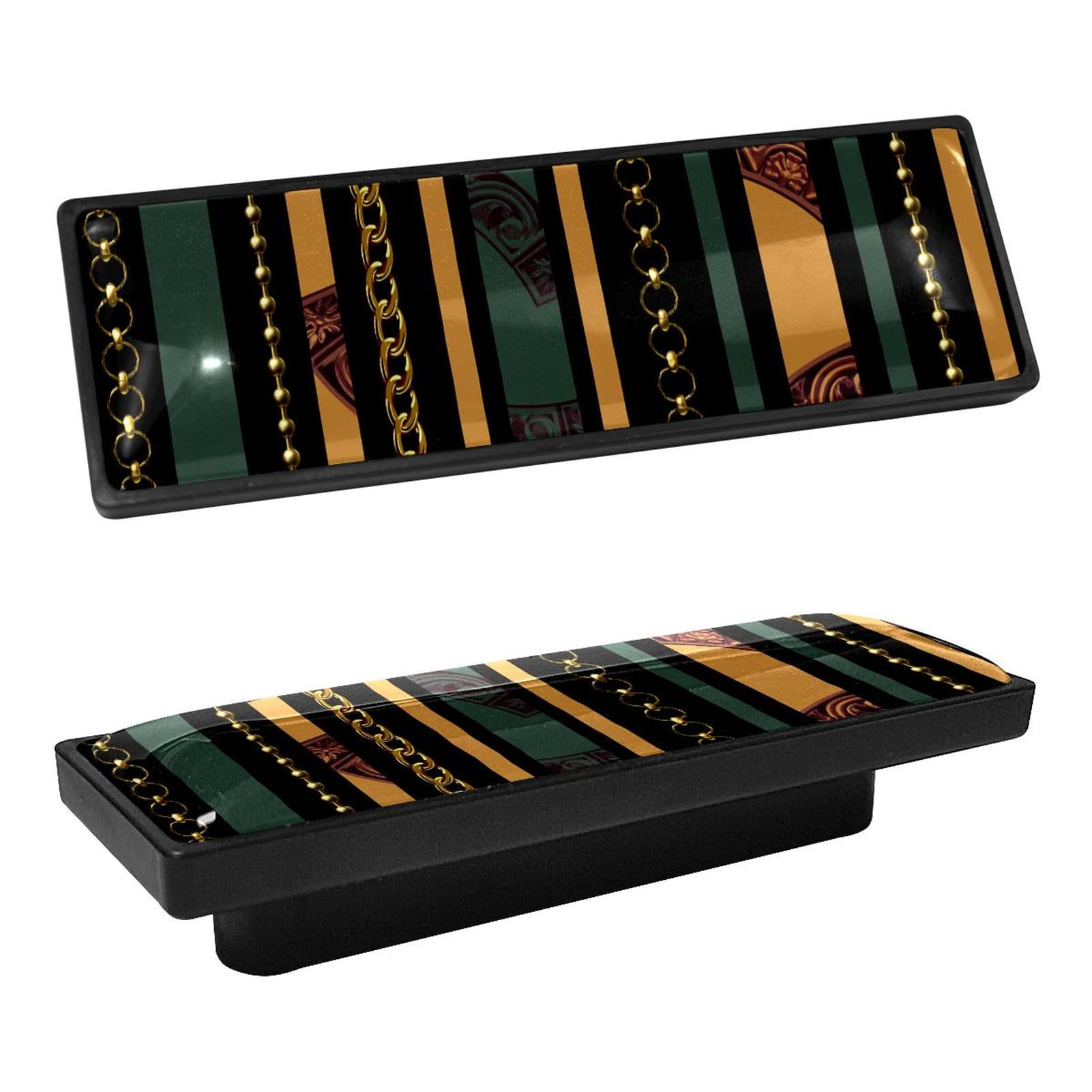 4 Pcs Rectangle Cabinet Handle Cupboard Knob Drawer Pulls Handle Stripe ...