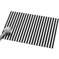 Black White Vertical Stripes Rectangle Rug 2'x3' Modern Minimalist Art ...