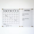 Martha Stewart Grayson Acrylic Wall Calendar and Notes Board Set with ...