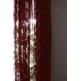 Floral Lace Window Curtain 58 Inch Wide Burgundy - Walmart.com