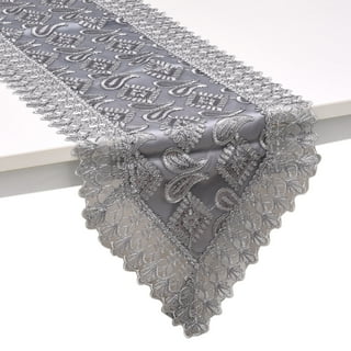 Heritage Lace Silver Snowflake Table Runner - Walmart.com