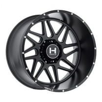 24x14 Hostile H113 Rage Blade Cut (Blk Milled) Wheel 6x5.5 (-76mm ...