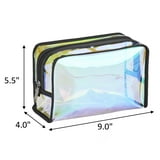Modella Iridescent Cosmetic Storage Bag for Makeup, Toiletries, Hair ...