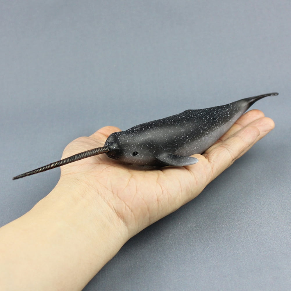 Buy Windfall Realistic Narwhal Whale Model Toys, Simulated Sea Life ...