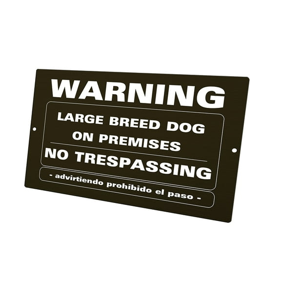 Keep Dog Off Lawn Sign