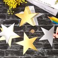 48Pcs 2 Colors Paper Glitter Star Wall Decoration Birthday Party ...