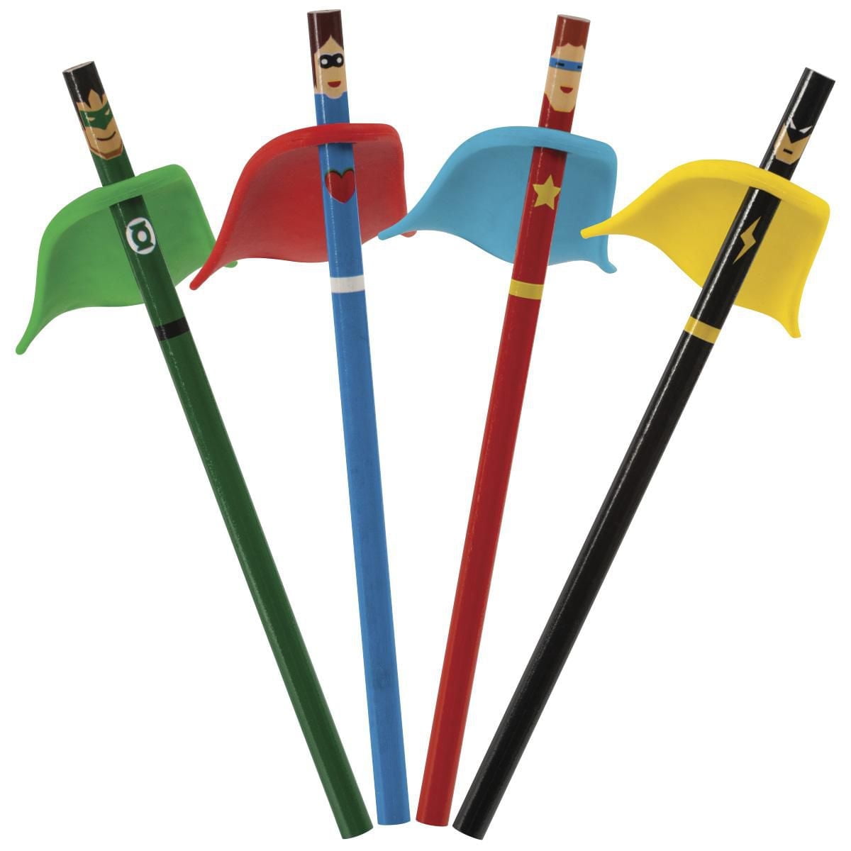 Click here for Merangue Wood Pencils With Superhero Toppers  Asso... prices