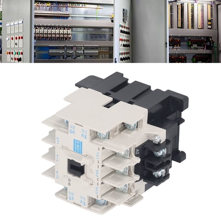 AC Contactor 4NO 4NC 3 Pole 50/60HZ 32A Coil HVAC Motor Contactor ...