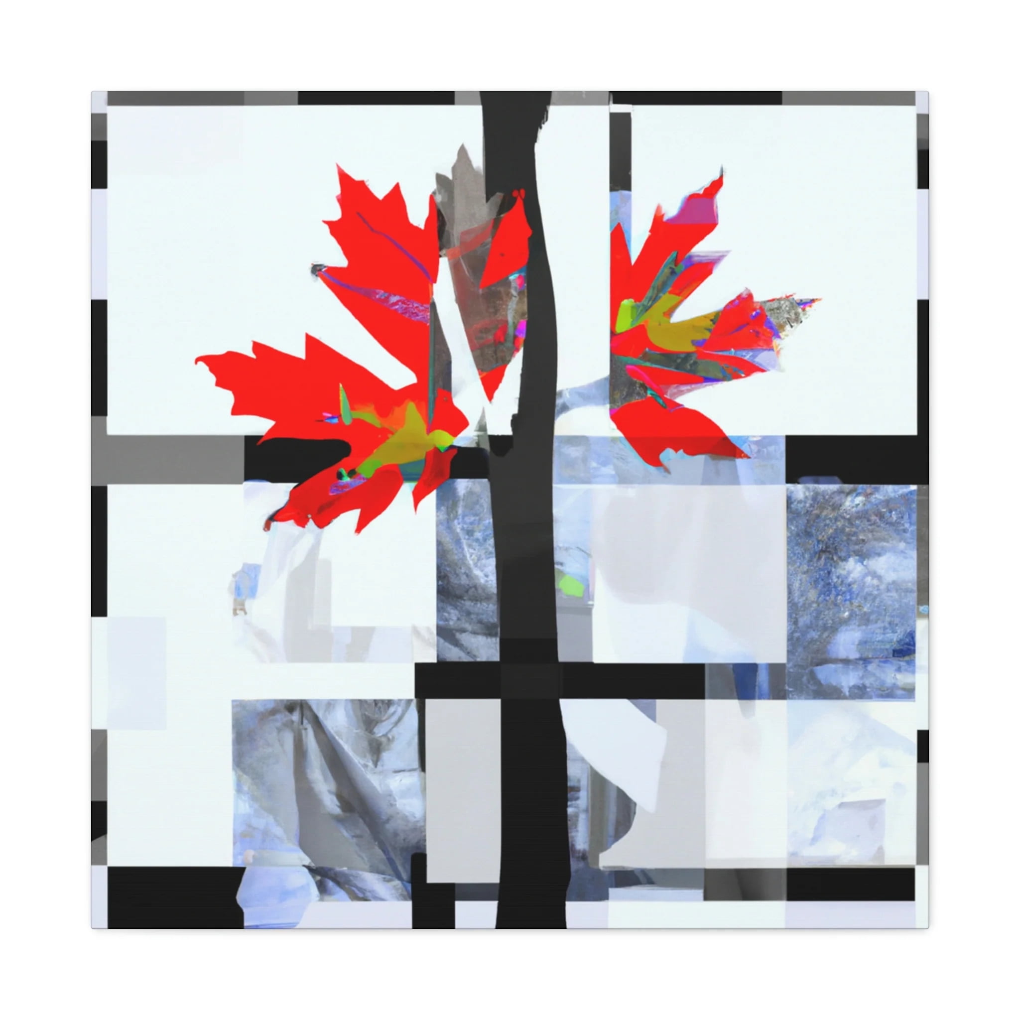 Maple Tree Expressionism - Canvas - Walmart.com