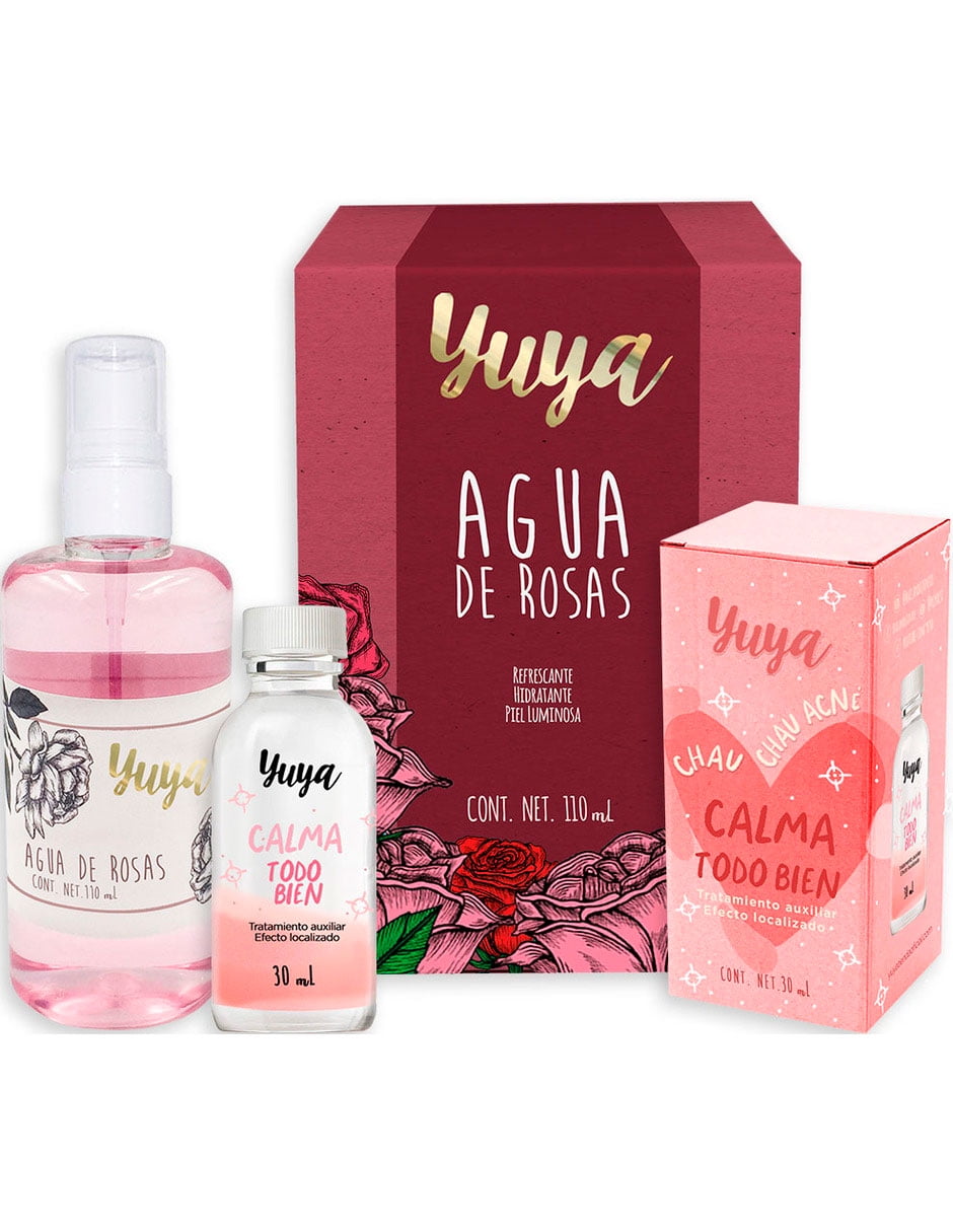 Pack Yuya 1 Agua De Rosas 110ml Y 1 Calma Todo Bien 30ml | Bodega Aurrera en línea