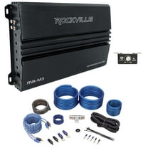 Rockville RXD-M3 4000 Watt Peak/1000w RMS Mono 1 Ohm Amplifier Car Audio Amp - Walmart.com