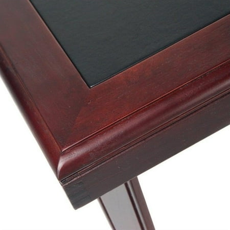 Cosco 32" Square Wood Folding Table with Vinyl Inset | Walmart Canada