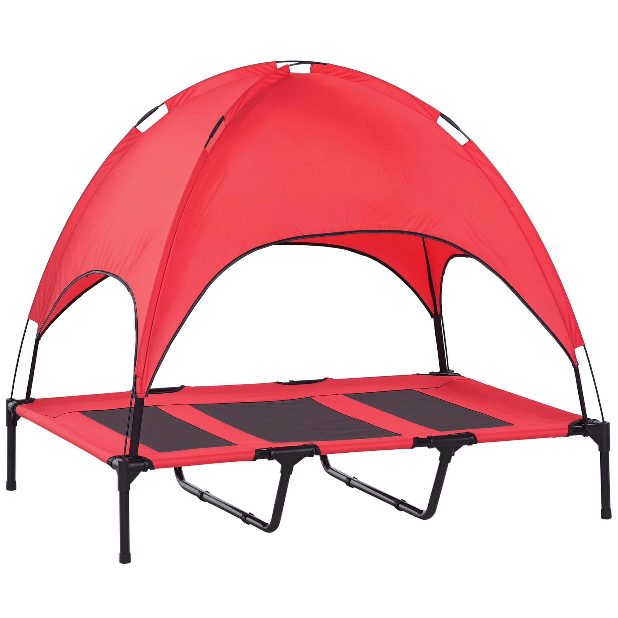 Click here for Pawhut Elevated Dog Bed With Canopy  Portable Rais... prices