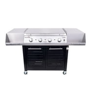 Blackstone 4-Burner 36' Griddle with Flat Top Lid and Hood, Model 1899 ...