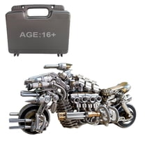 Motorcycle 3D DIY Metal Assembly Model | 600+ Piece Stainless Steel ...