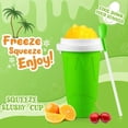 2 Pack Slushie Cup, Slushy Maker Cups, Magic Quick Frozen Squeeze Cups ...