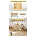 3-Tier Bookshelf, Large Wooden Bookcase for , Book Organizer and ...