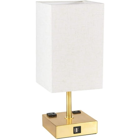 Table Lamp Touch Control 3Way Dimmable, Bedside Nightstand Lamp with 2 ...