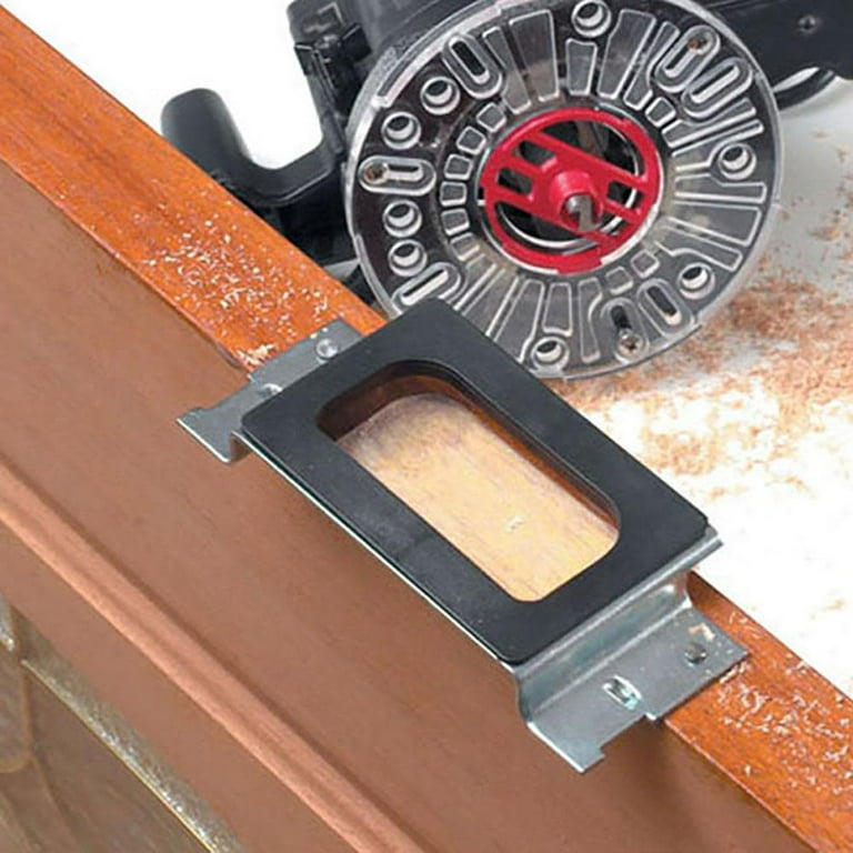 Milescraft 1222 Hinge Mate 150 Door Hinge Installation Kit Mortiser Template Door Hinge Jig Door Router Template fits 3 and 3.5 Hinges Fits Most Doors Walmart