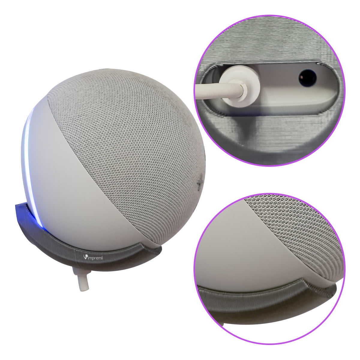 Soporte Pared para Alexa Echo Dot 4Ta y 5Ta Gen Impremli Impremli ...