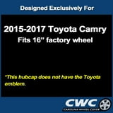 CWC 16-inch Rim Hub Caps Set for Toyota Camry 2015-2017 - Premium ...