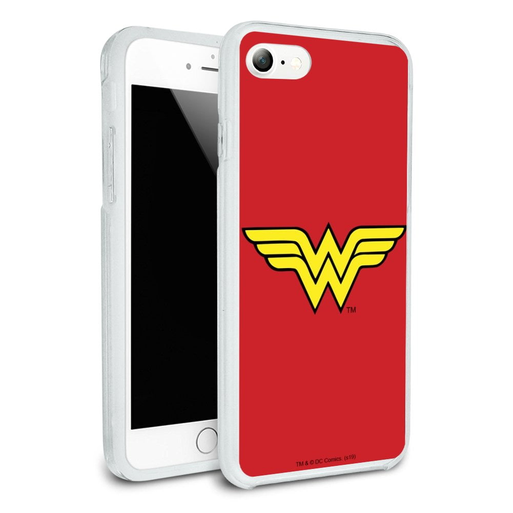 Wonder Woman Classic Logo Protective Slim Fit Hybrid Rubber Bumper Case ...