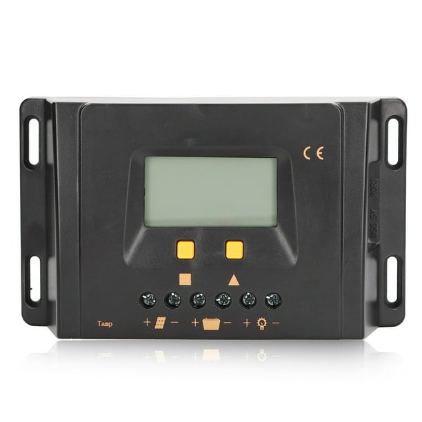 Controlador De Carga Solar Pwm 12v 24v Identificación Automática Equipo