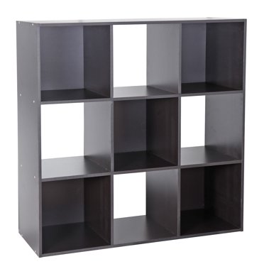 HomGarden 3-Tier 8 Cube Storage Organizer 3-Shelves Wood Open Shelf ...