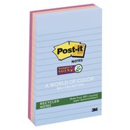 BAZIC Sticky Notes 3x3 Lined Assorted Color, (120 Sheets/Pack), 2-Pack ...