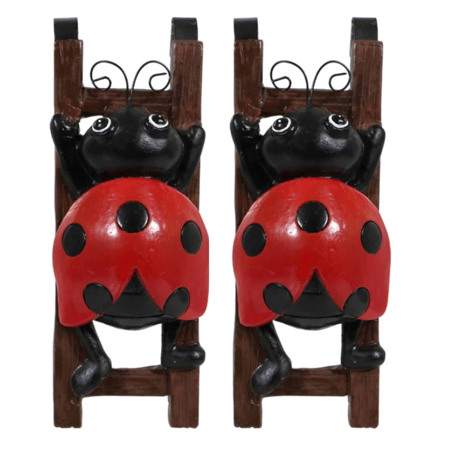 NS Flower Pot Hugger Figurine Lady Bug Garden Décor Get All The Fun ...