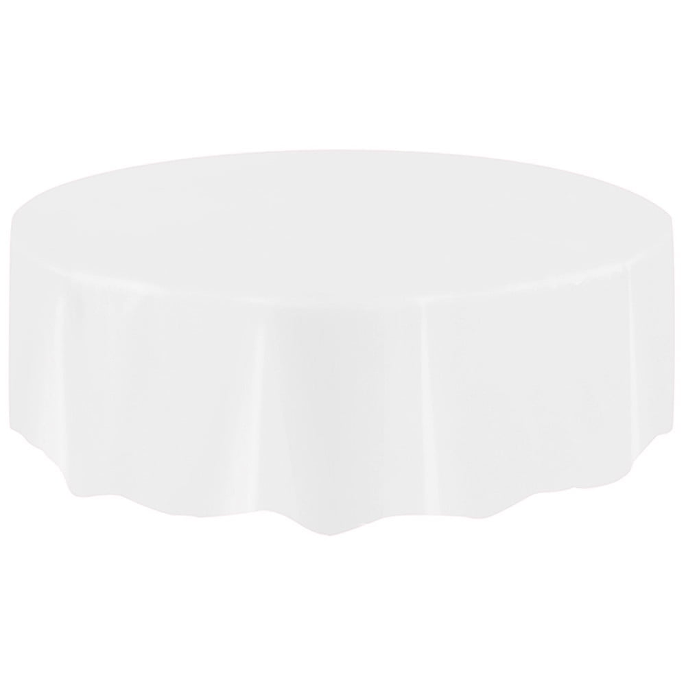 Click here for Rbaofujie Disposable Round Plastic Tablecloth 2.13... prices