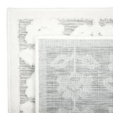 My Texas House Poppy 2'7" x 7' Grey Floral Indoor/Outdoor Runner Rug ...