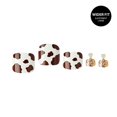 GoldFinger Trendy Press On Fake Toenail Wider Fit, Cow Animal Print ...