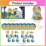 Canticos Birthday Plates Supplies Decorations Decor Backdrop Banner ...