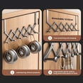 Agiufgs Retractable 6-Hook Door Hook, Keeps Small Items Sorted and Easy ...