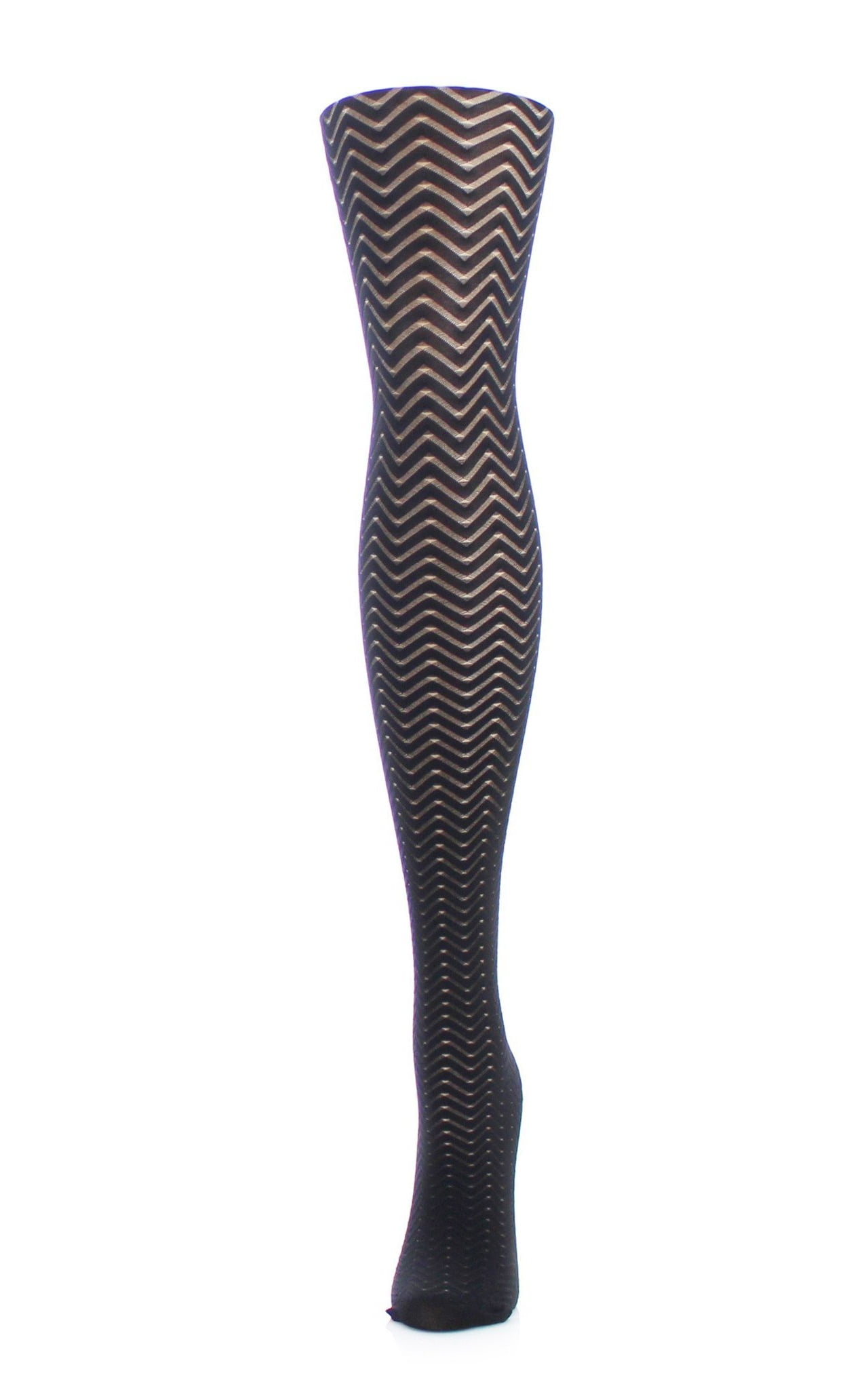 MeMoi Sheer Wave Chevron Tights - Girls - Female - Walmart.com