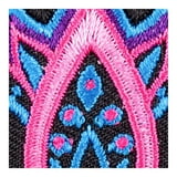 Lotus Mandala for the soul Patch, Flower themed Patches, purple, pink, black, by PatchStop ...