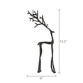 Large Metal Deer Tabletop Decoration, Black, 15.5", by Holiday Time ...