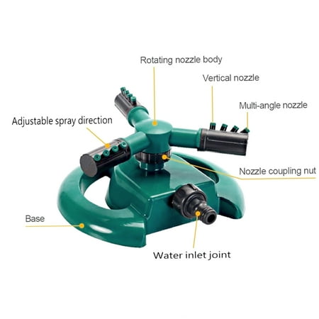 Large Area Spray Lawn Sprinkler Portable For Yard Easy Install Outdoor ...